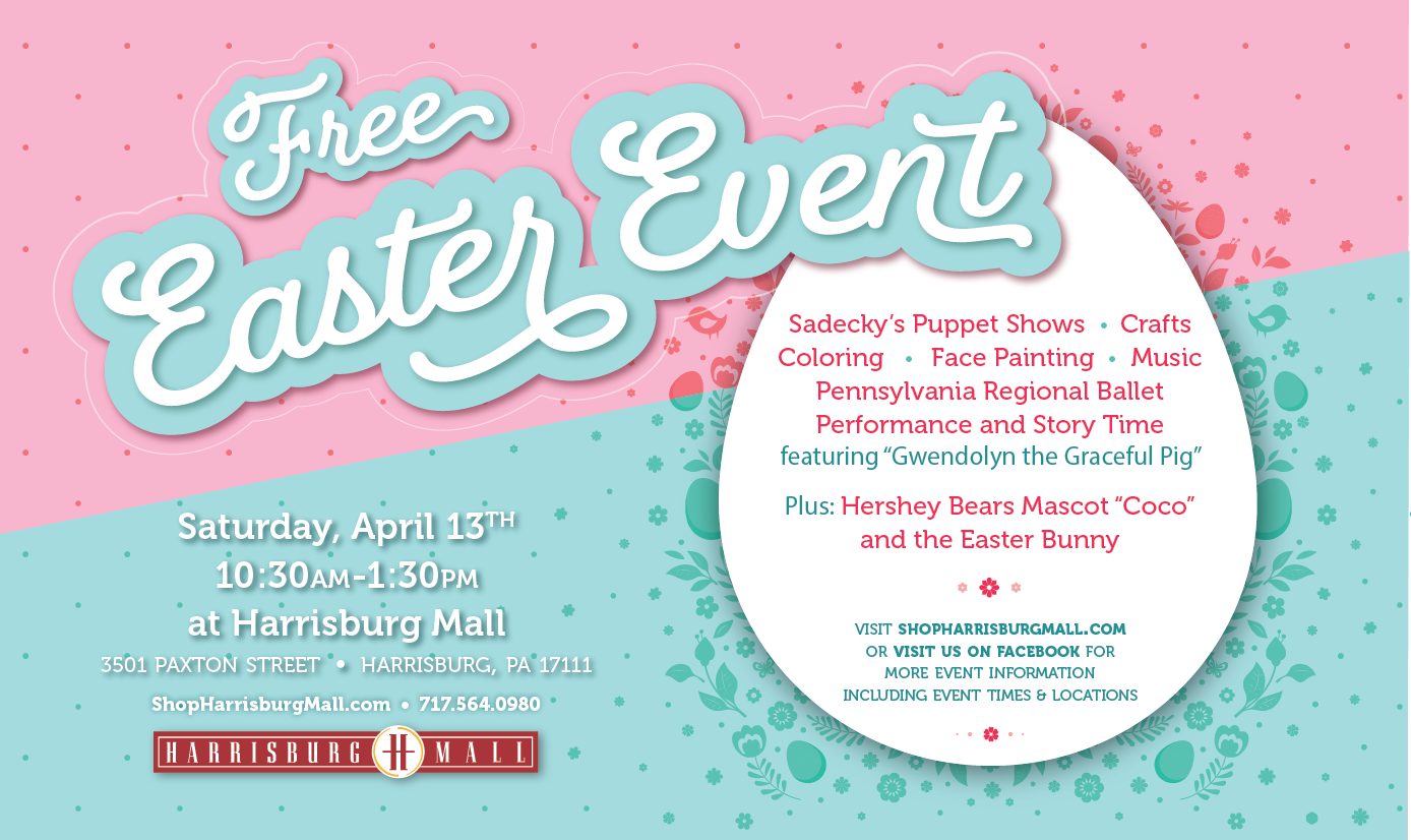 Harrisburg Mall to Host Free Easter Event on Saturday, April 13th | St ...